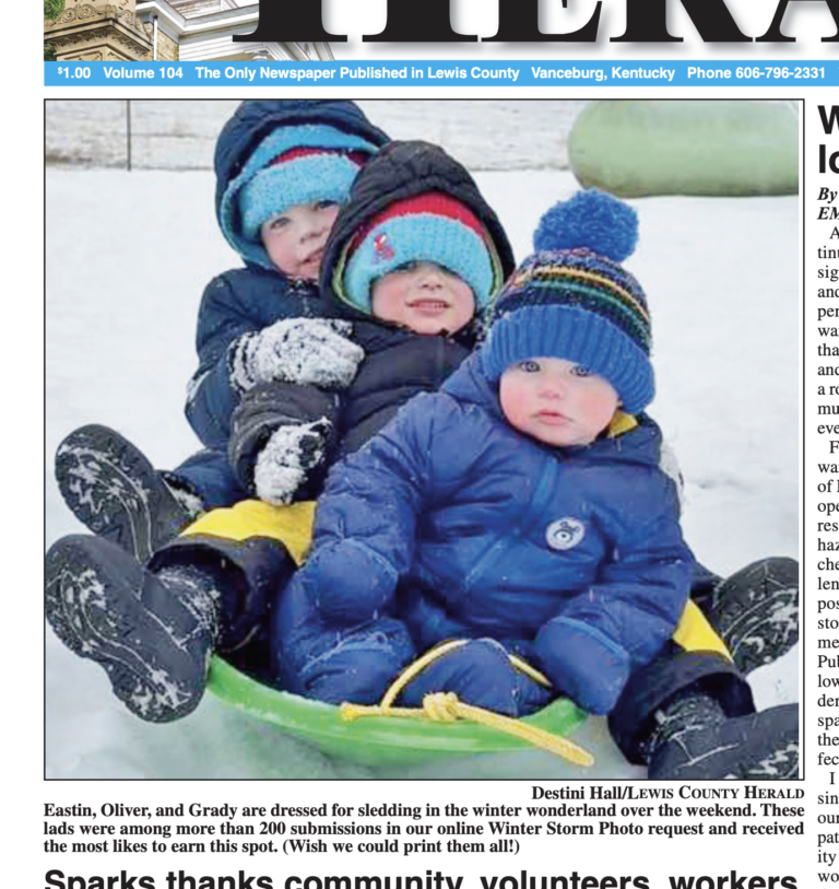 A word of thanks as we weather the storm | Lewis County Herald