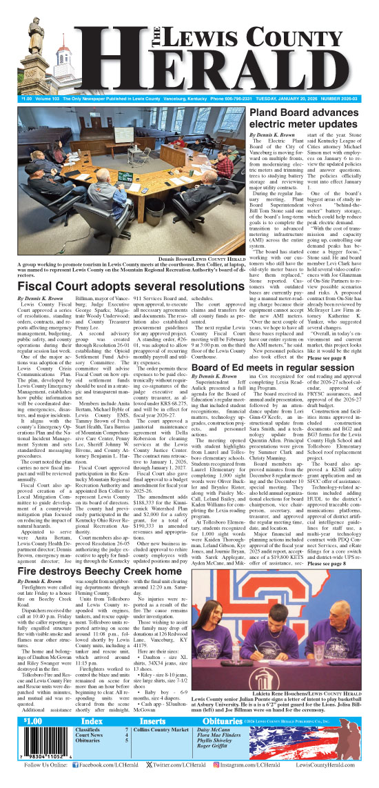 E-Editions | Lewis County Herald